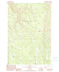 1990 Map of Sled Springs, Wallowa County, OR — High-Res | Pastmaps